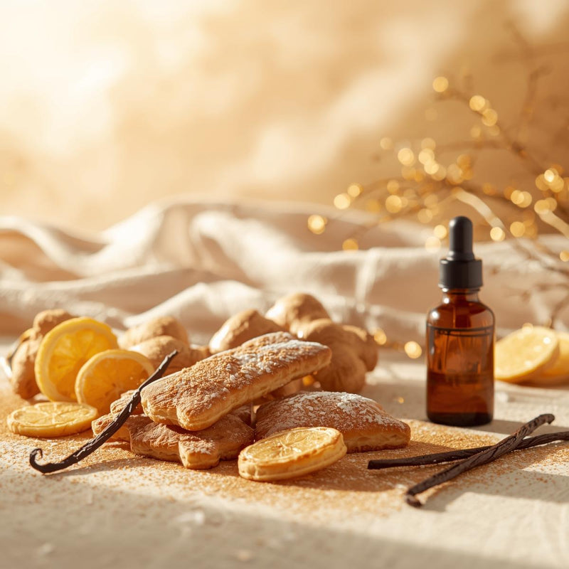 Ulei parfumat Ginger Biscuit cu aromă dulce și picantă de biscuiți cu ...